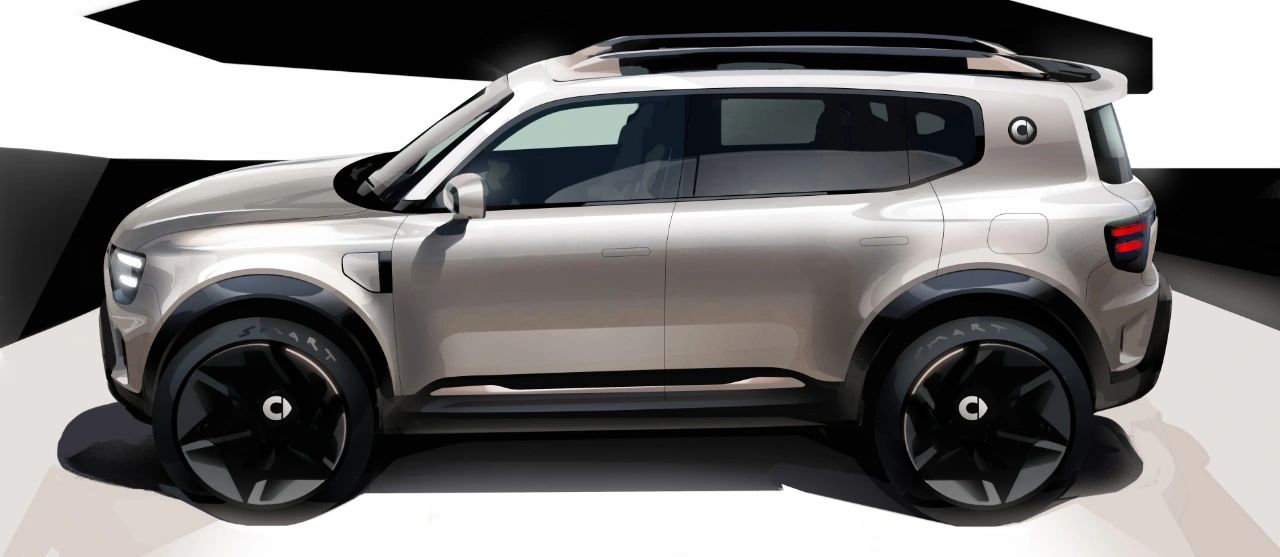 Offizielle smart #5 Bilder - die größte & neuste Modellvariante zeigt sich