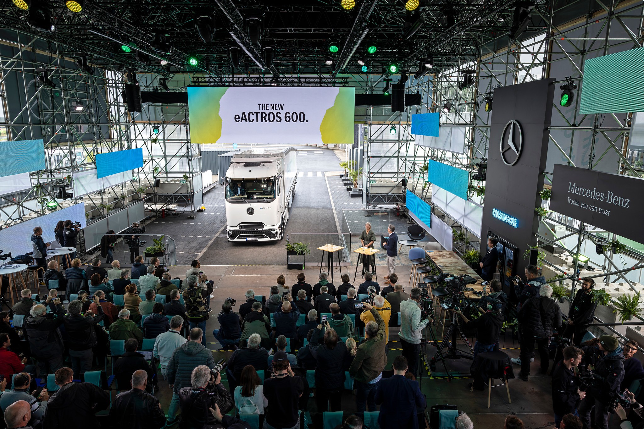 Weltpremiere des eActros 600 von Mercedes-Benz