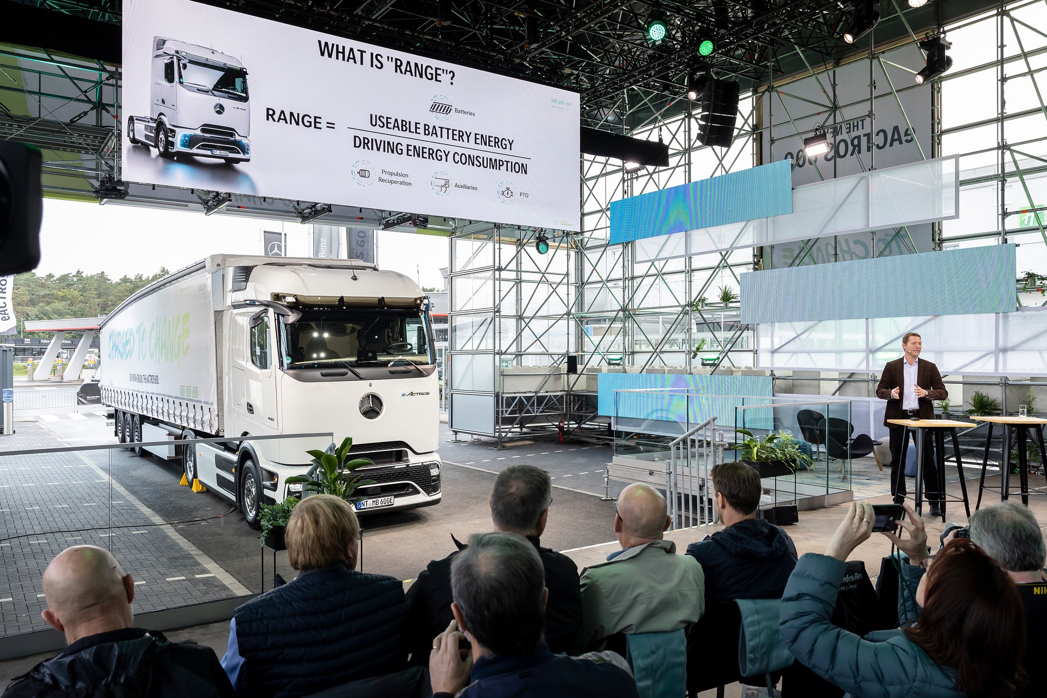 Weltpremiere des eActros 600 von Mercedes-Benz