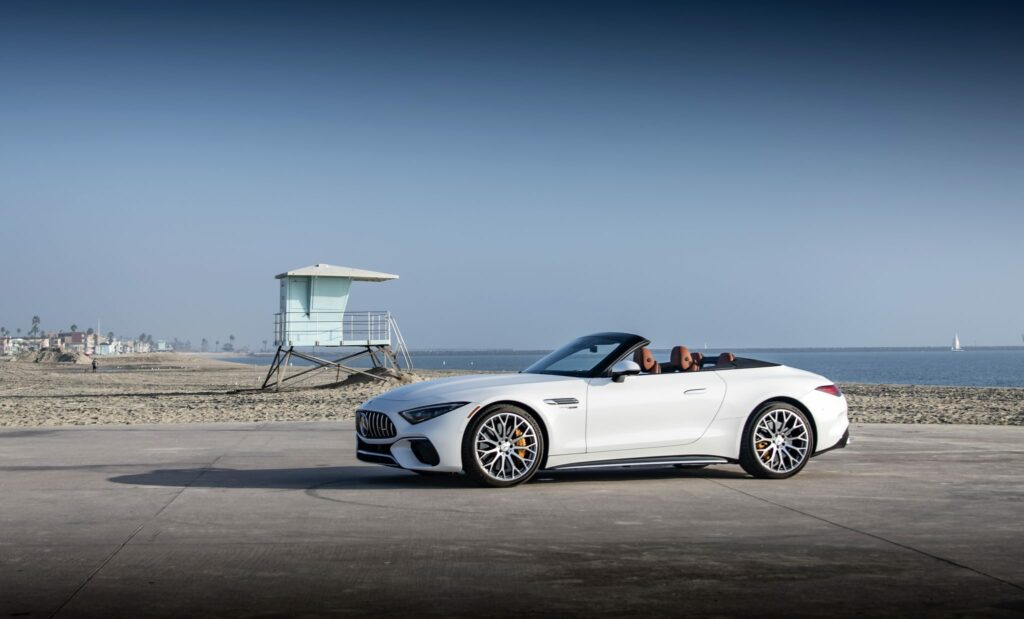 Weitere Bilder zur neuen SL Roadster Generation #R232