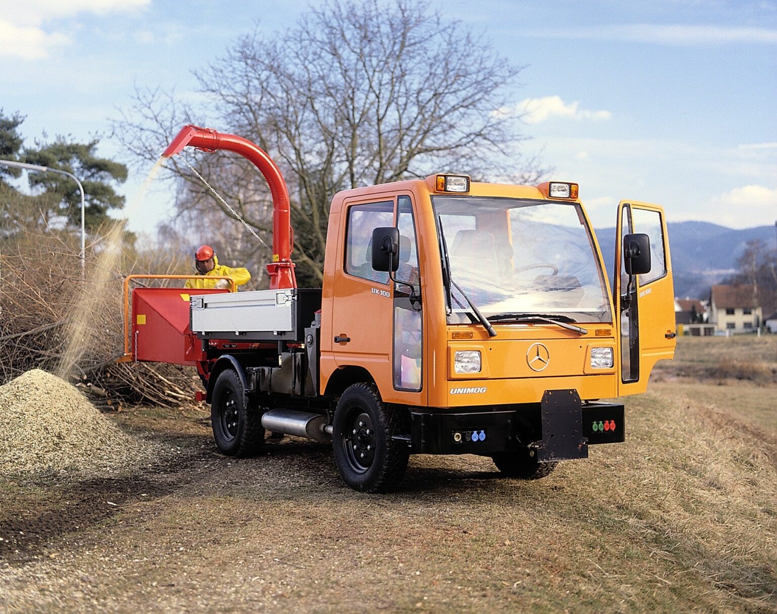 Der Unimog der Baureihe 409: der UX 100 von Mercedes-Benz