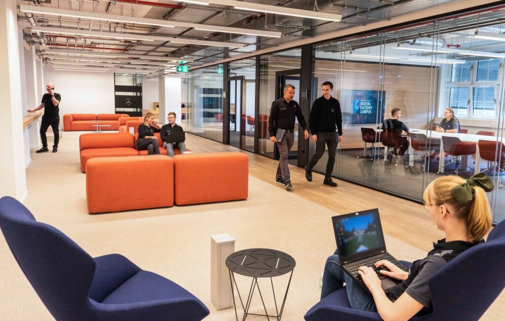 Start des Mercedes-Benz Digital Factory Campus in Berlin