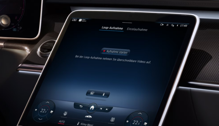 MBUX DashCam Funktion nun auch in der Schweiz verfügbar