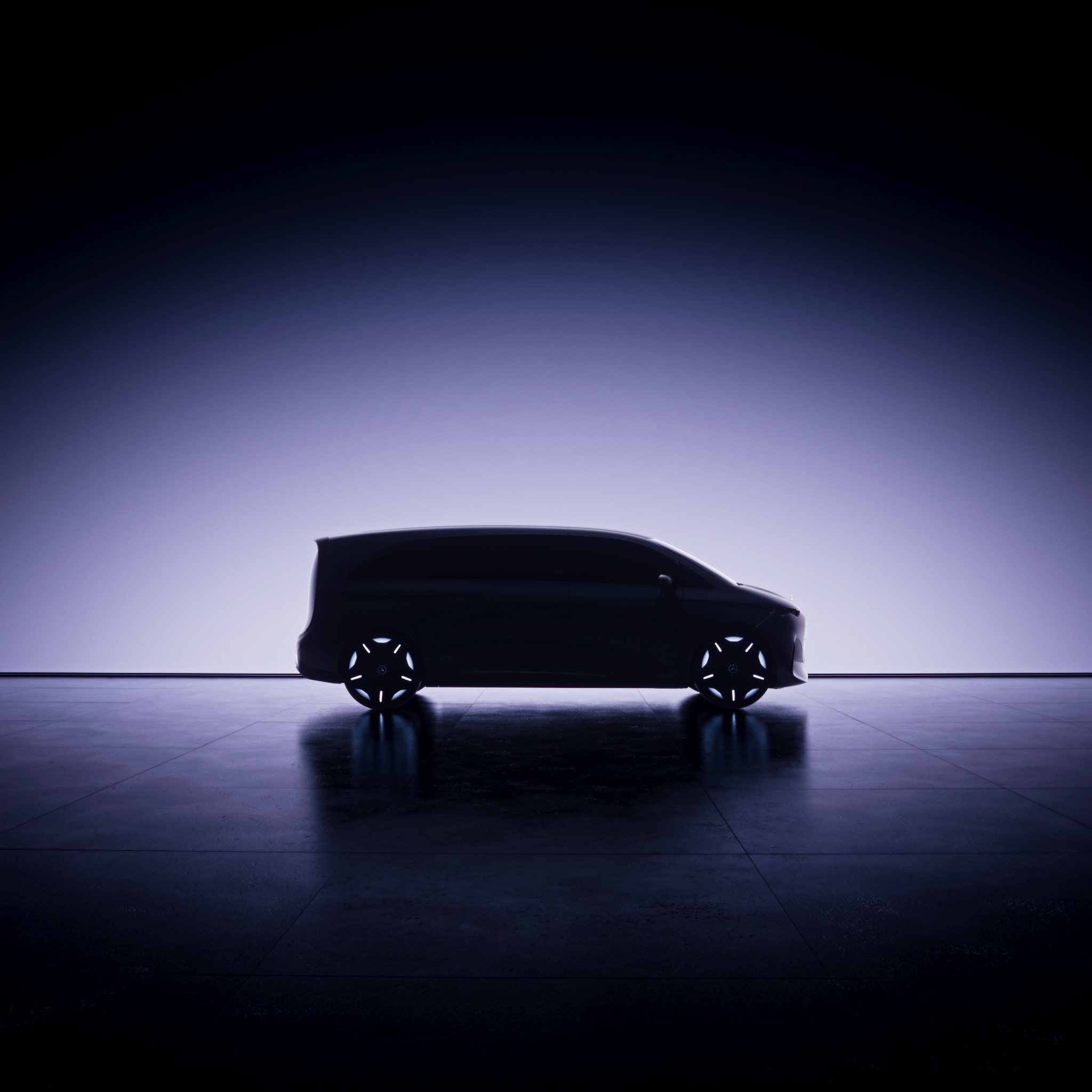 Mercedes-Benz Vision V: Der Van als Luxuslounge