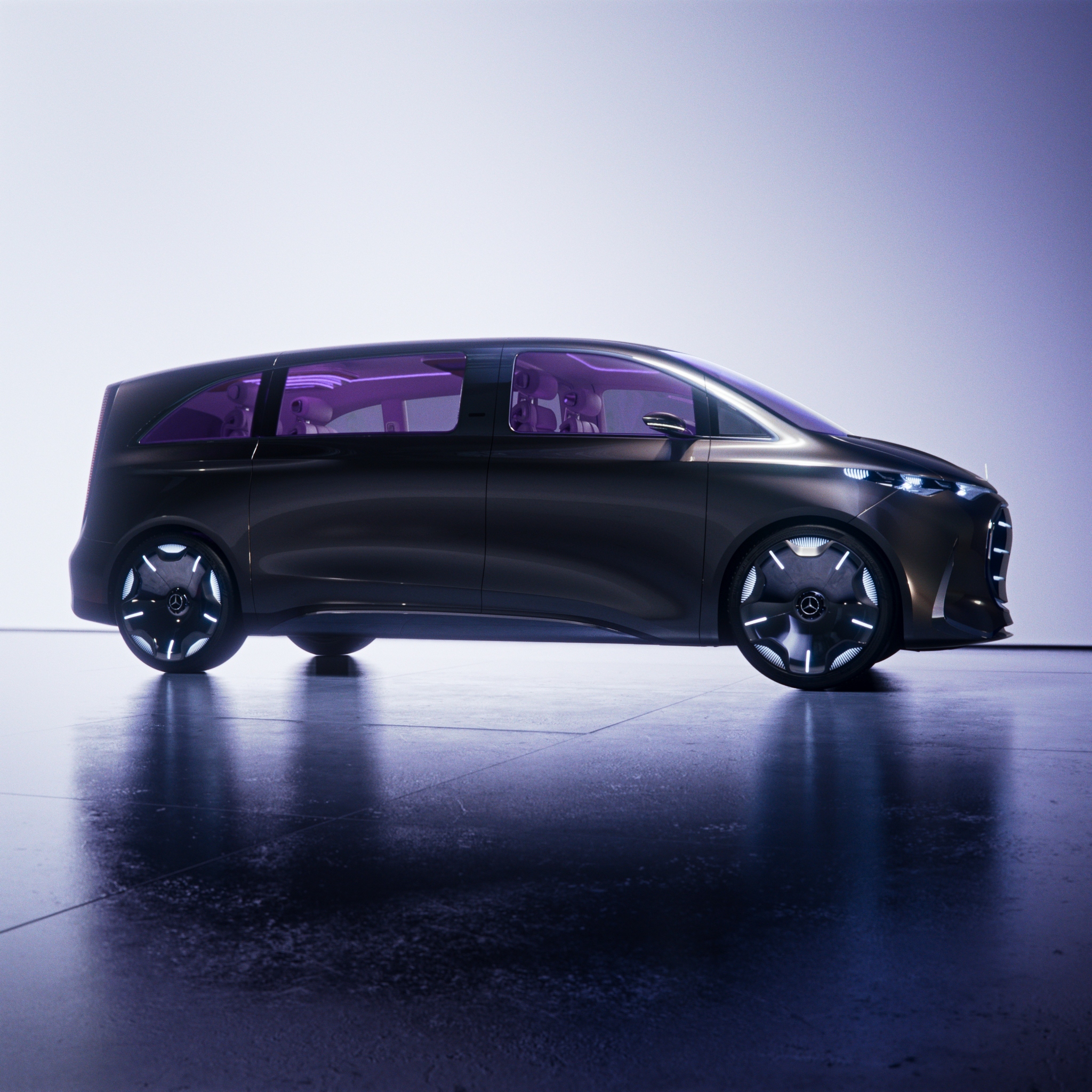 Mercedes-Benz Vision V: Der Van als Luxuslounge
