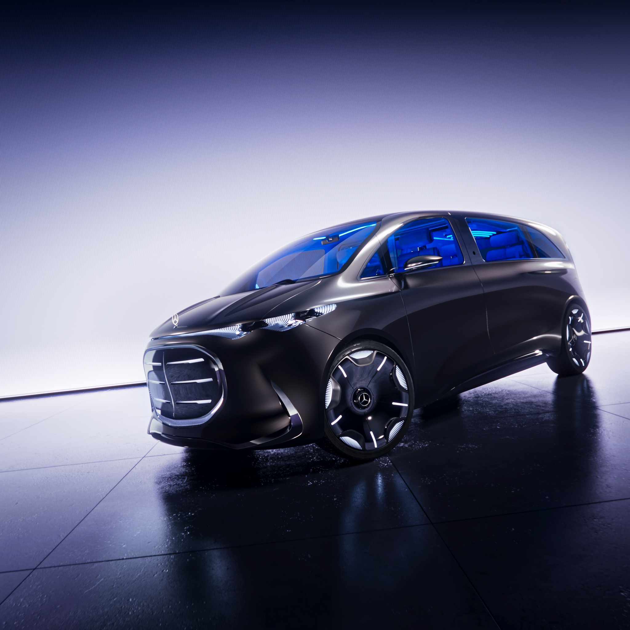 Mercedes-Benz Vision V: Der Van als Luxuslounge