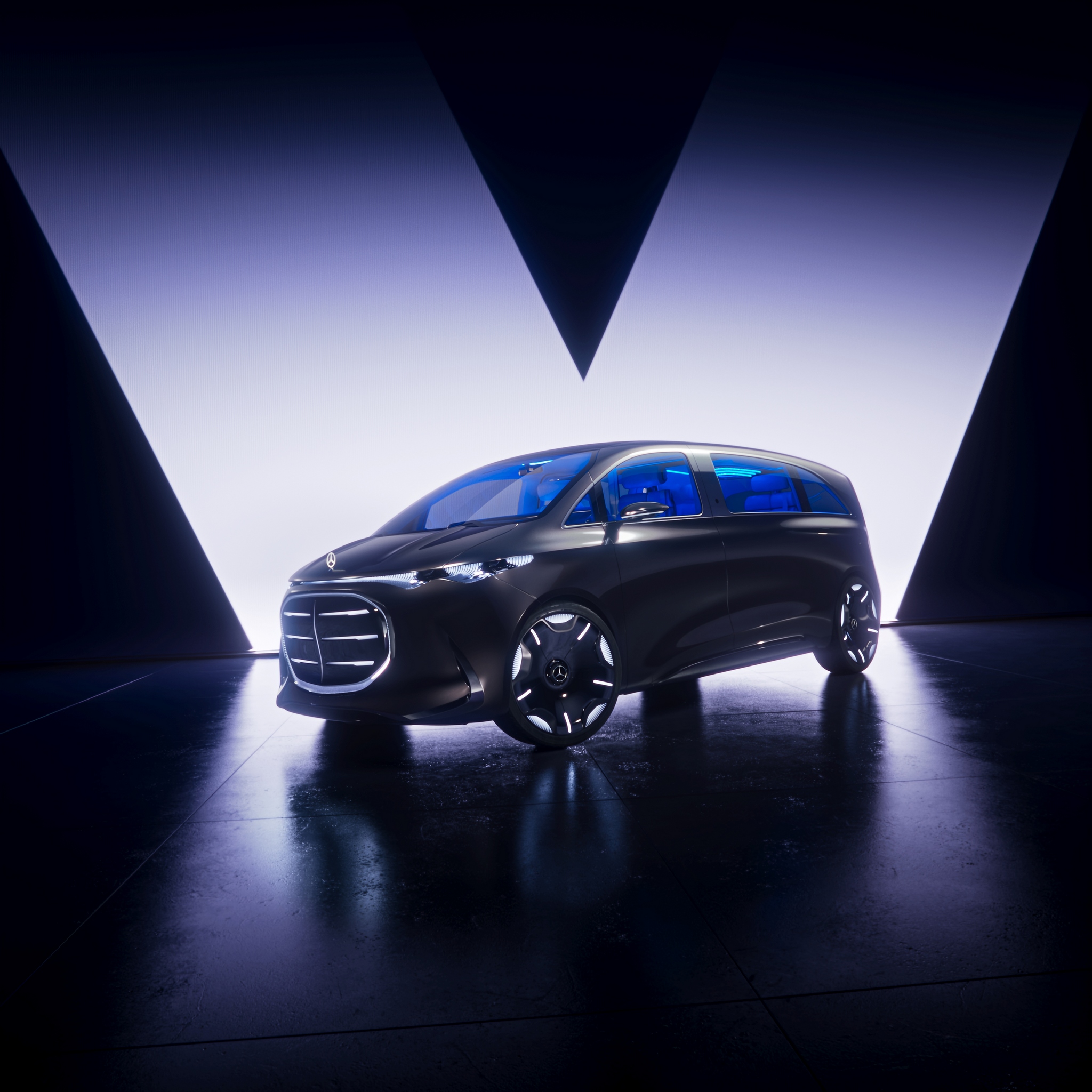 Mercedes-Benz Vision V: Der Van als Luxuslounge