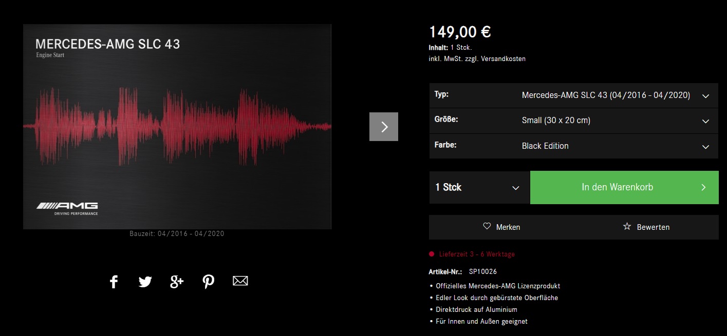AMG Soundprint macht den AMG Sound nun auch sichtbar